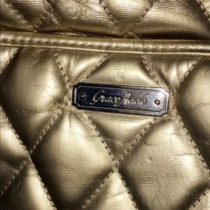 Grace Adele | Bags | Grace Adele Gold Purse | Poshmark